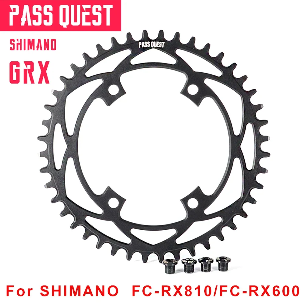 PASS-QUEST-110BCD-Oval-Round-four-claw-Chainring-for-SHIMANO-GRX-FC ...