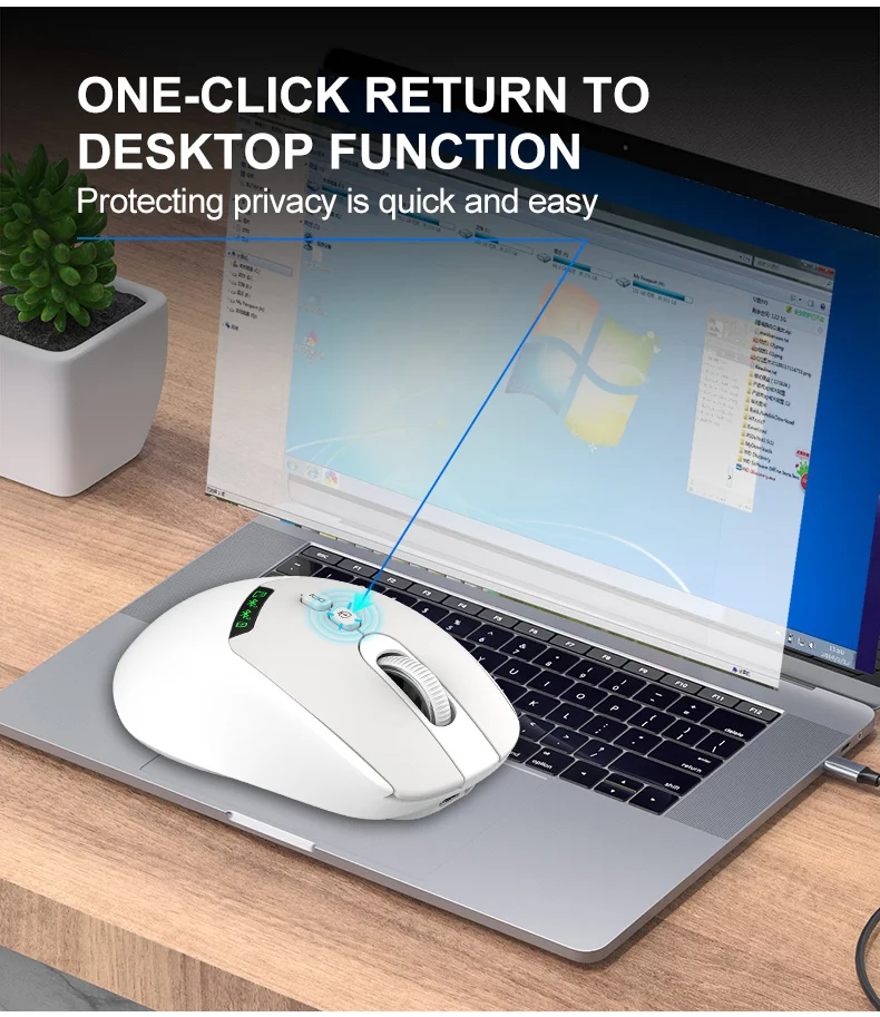 APAYADO T02 Dual-Mode Wireless Mouse - apayado.com