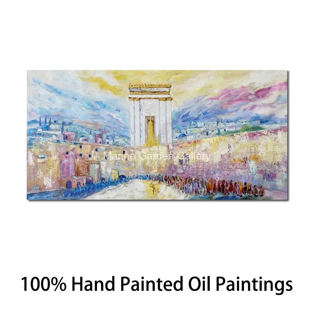 Textured-Abstract-Kotel-Canvas-Artwork-Handmade-Oil-Painting-Western ...