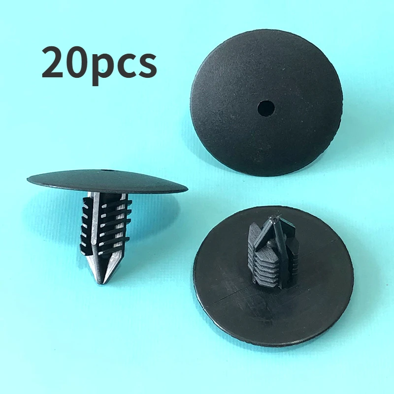 20Pcs 10mm For Toyota VW Renault Plastic Rivets Fasteners Door Fender ...
