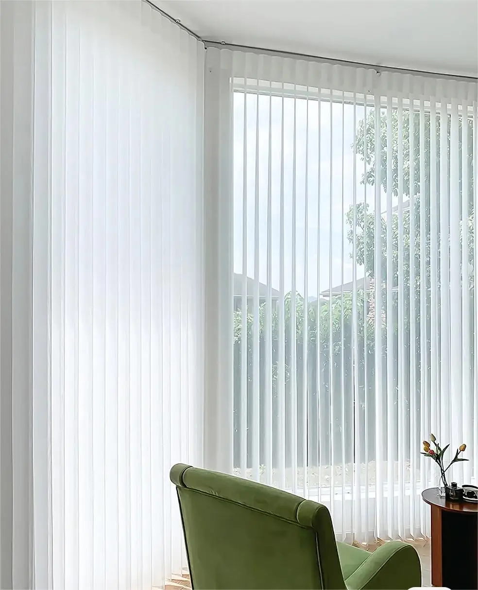 Vertical Blinds With Curtains