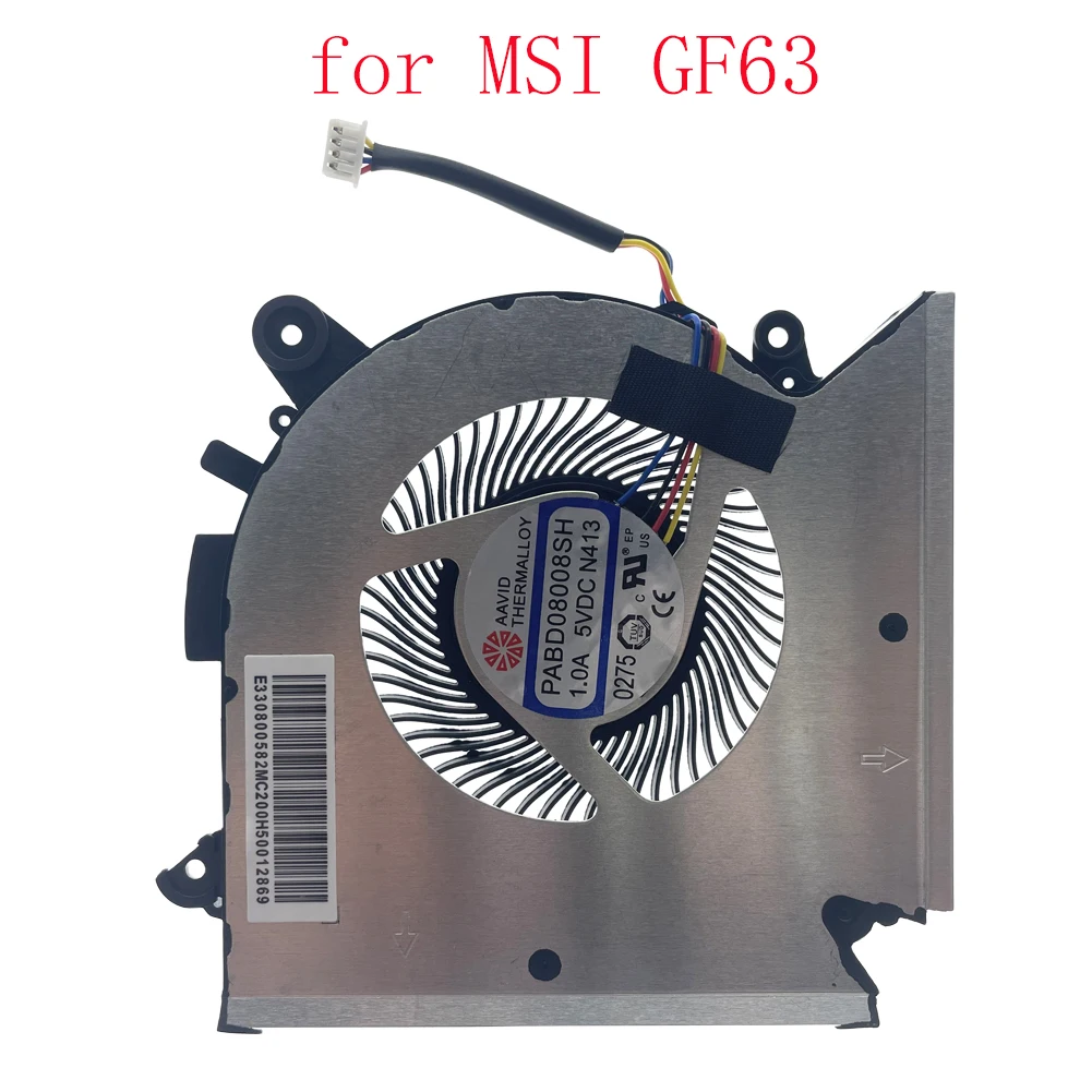 Replacement-CPU-Cooling-Fan-for-MSI-GF63-Thin-GF63-9RCX-818-9SC-066-8SC ...