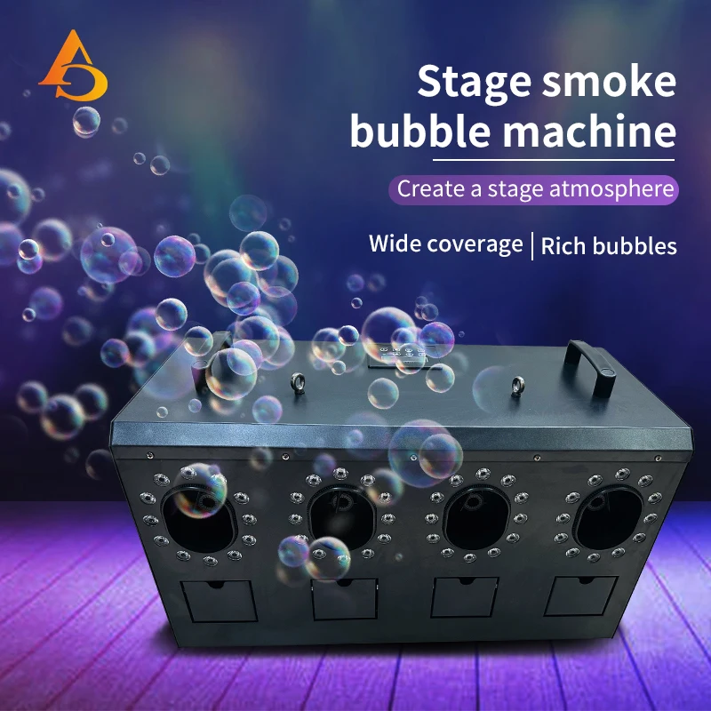 4-Way-LED-Bubble-Mist-Machine-1400w-DMA-Remote-Smoke-Bubble-Machine ...