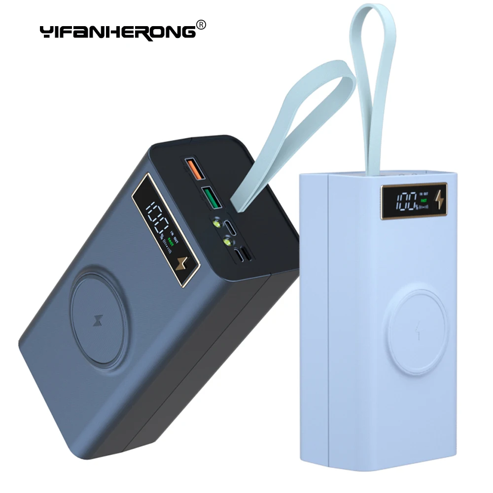 Dual-USB-21-18650-Power-Bank-Battery-Box-Support-Quick-Wireless-Charger ...
