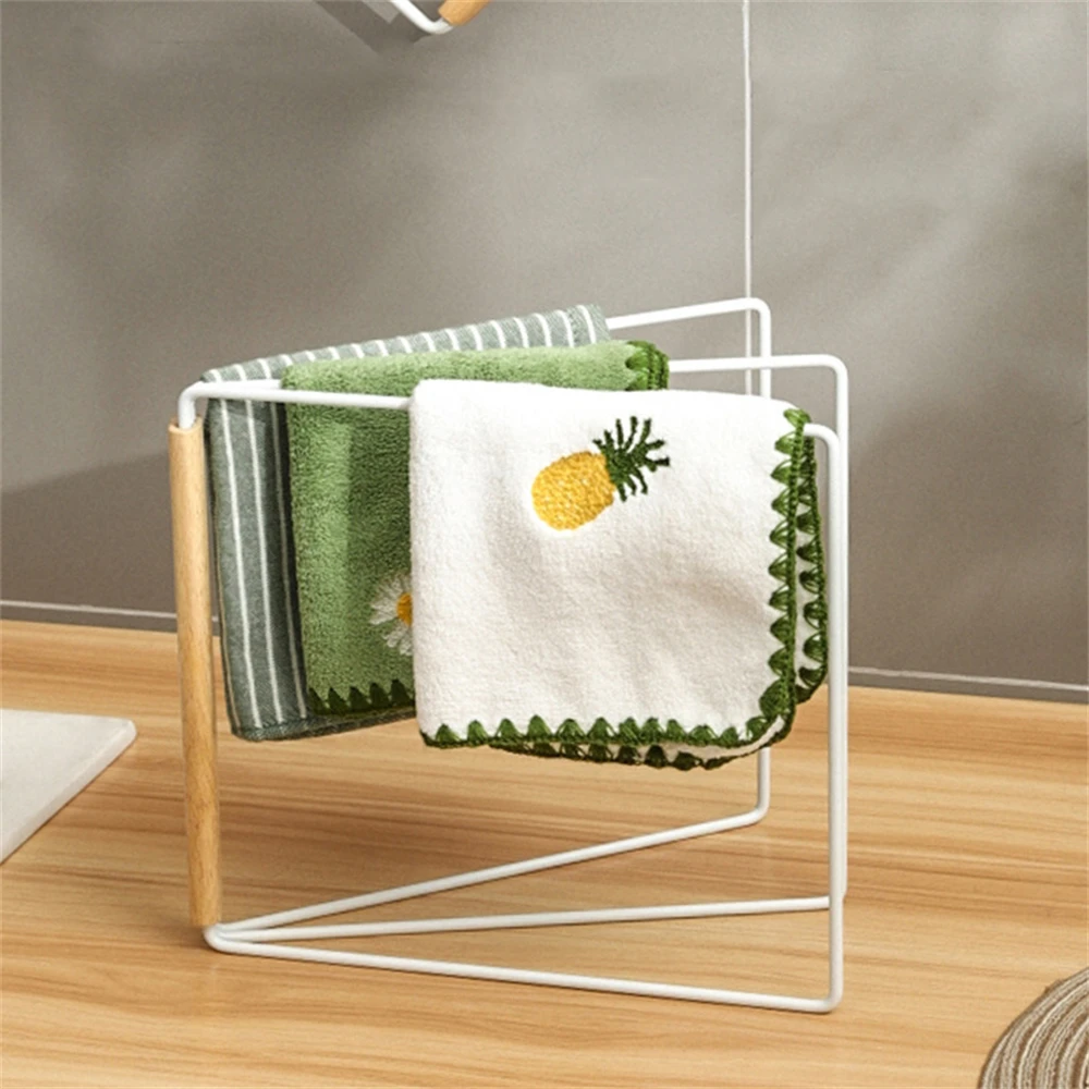 Foldable-Vertical-Rag-Mug-Rack-Towel-Rack-Holder-Dishcloth-Hanger-Hand ...