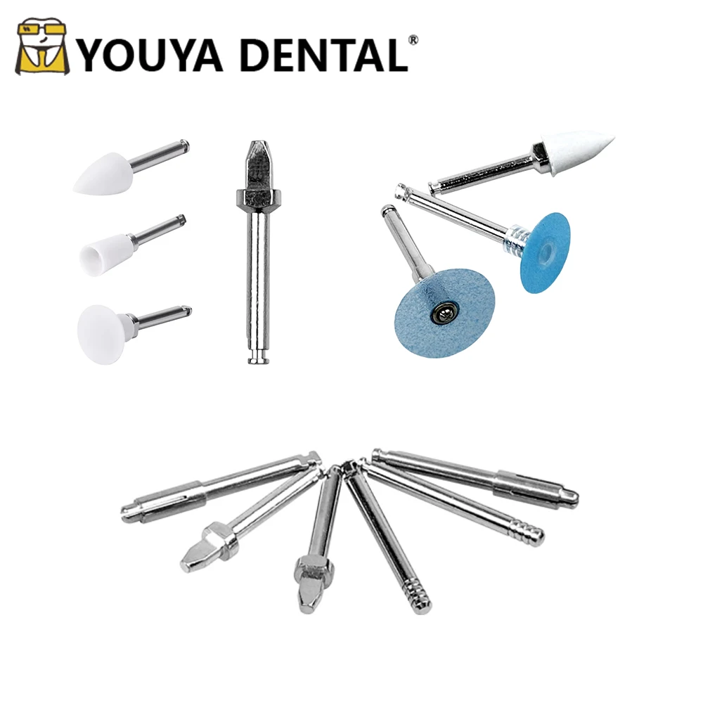 6Pcs/box Dental Polishing Discs Holding Rod Ra Mandrel Kit Dentist ...