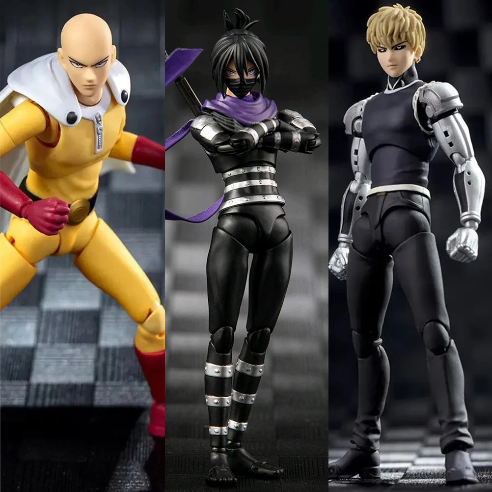 Greattoys-Dasin-Model-One-Punch-Man-Figures-Saitama-Genos-Garou-SHF-PVC ...