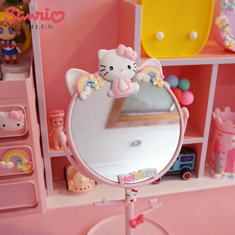 Kawaii-Anime-Sanrio-Hello-Kitty-Y2K-Home-Desktop-Vanity-Mirror-Cartoon ...