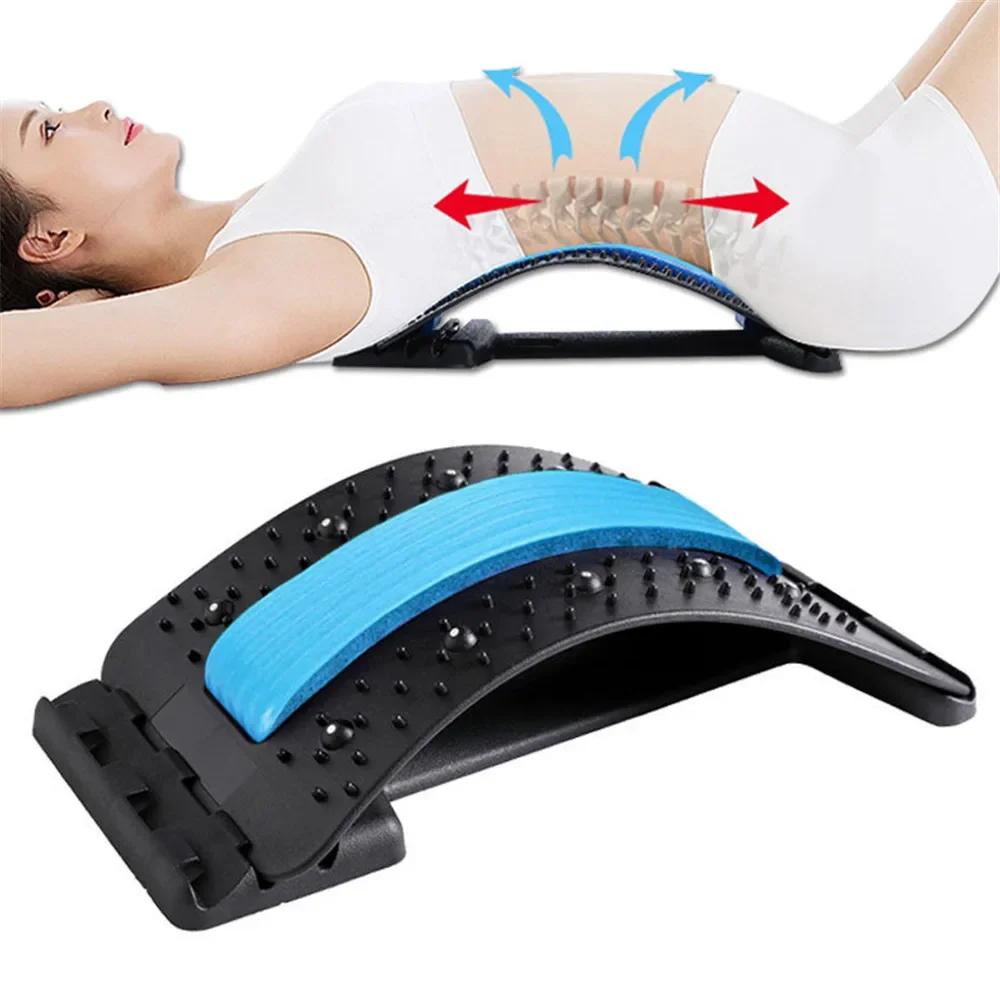 Back Cushion Massage Strecher Relax Waist Massager Spine Relief ...