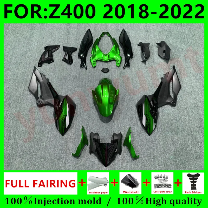 Novo kit de injeção abs da motocicleta carenagens apto para z400 z 400 ...