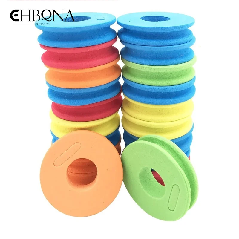 100pcs/pack EVA Foam Spools Fishing Winding Board Fishing Hook Line ...