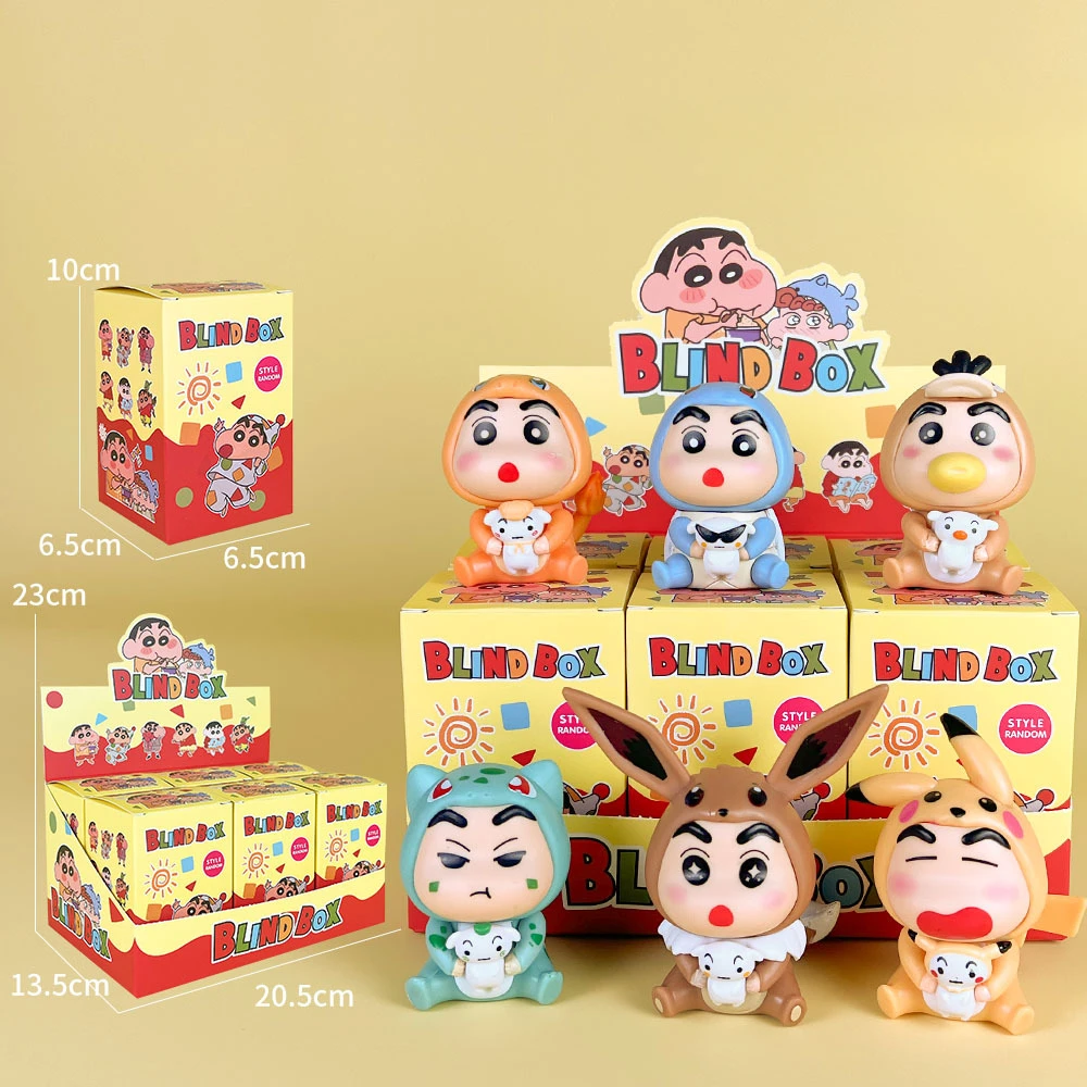 Crayon-Shin-chan-Blind-Box-Cos-Pikachu-Blind-Bag-Doll-Collection-Model ...