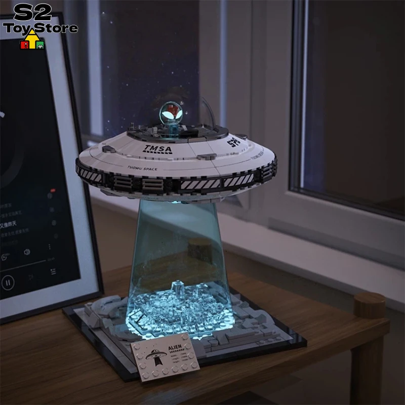 2026 New STEM Educational Toys with LED Light UFO Alien Spaceship ...