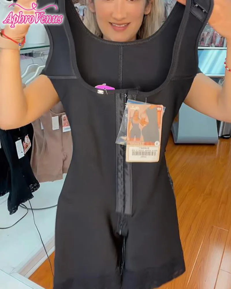 Fajas Colombian Girdles Postpartum Body Shaper Modeling Tummy Control ...
