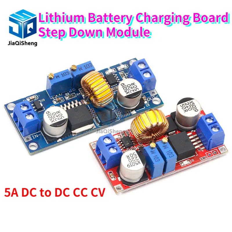 오리지널 5A DC DC CC CV 리튬 배터리 스텝 다운 충전 보드, Led 전력 변환기 리튬 충전기 스텝 다운 모듈 XL4015|반도체 집적회로| - AliExpress