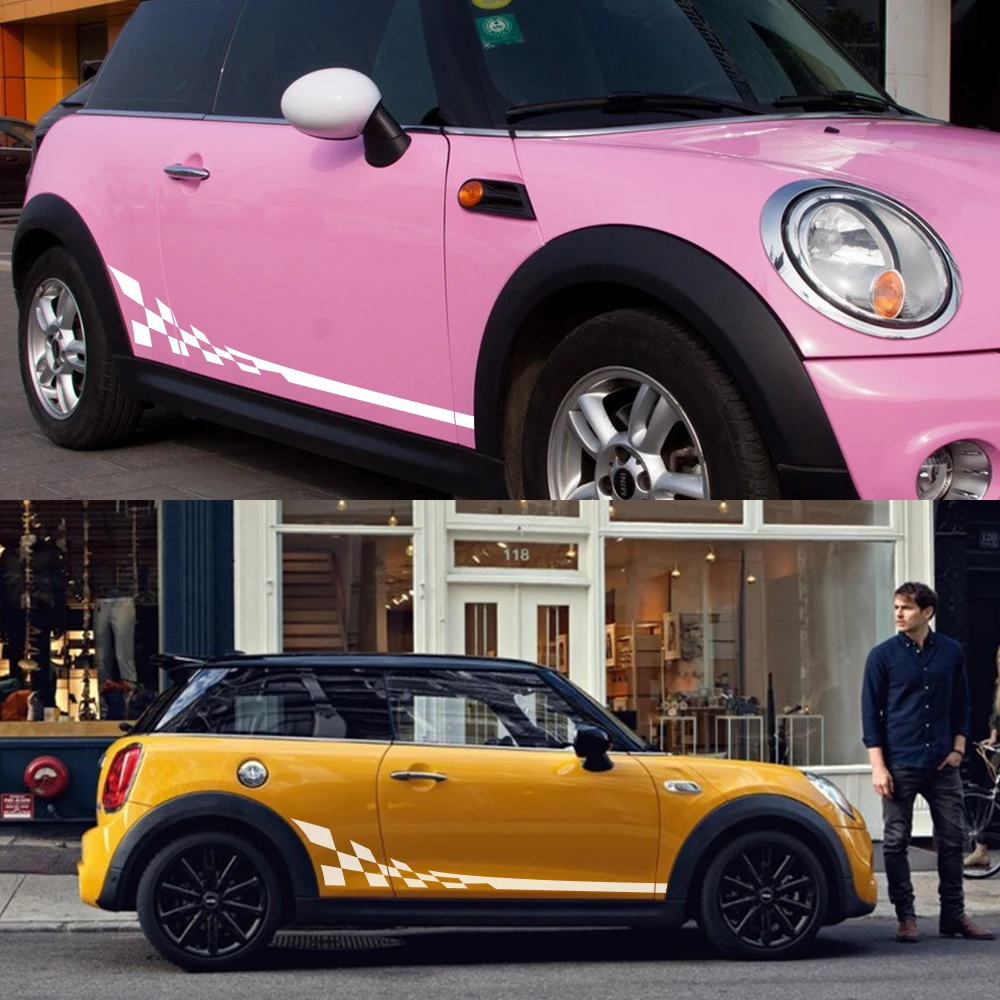 Car Side Vinyl Stickers Tuning Auto Accessories For Mini Cooper R56 R57 ...