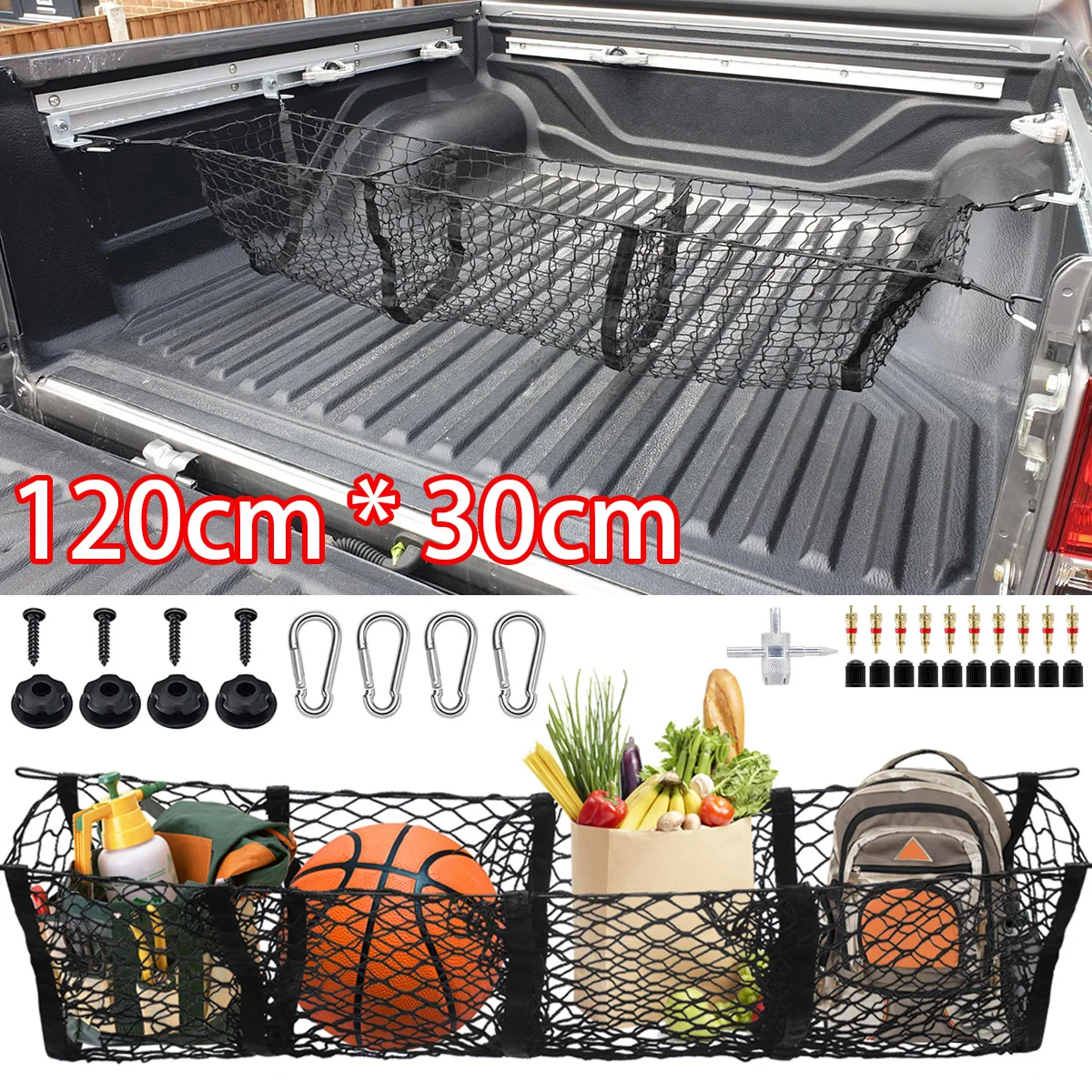 For-Toyota-Tundra-Tacoma-Hilux-Revo-Vigo-Surf-4-Pocket-Rear-Trunk ...