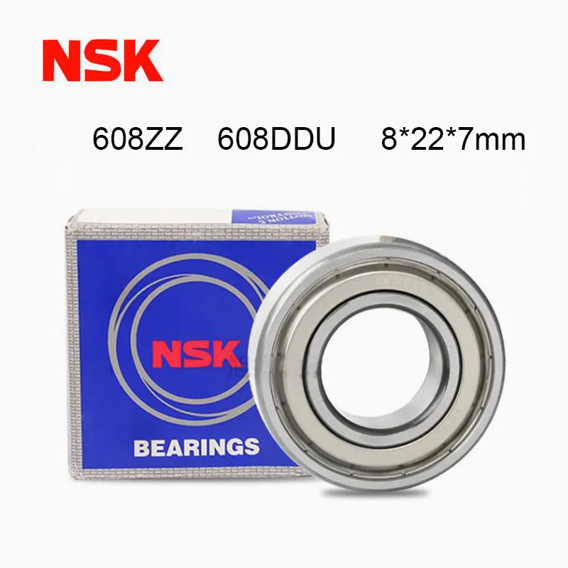 Japan Nsk 608zz 608ddu Bearing 8x22x7 5/10pcs Miniature 3d Printer ...