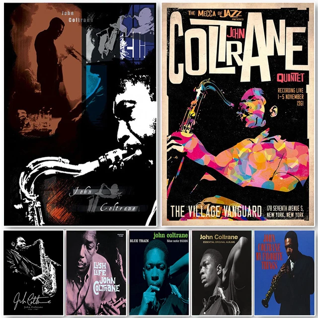 John Coltrane Blue Train Poster