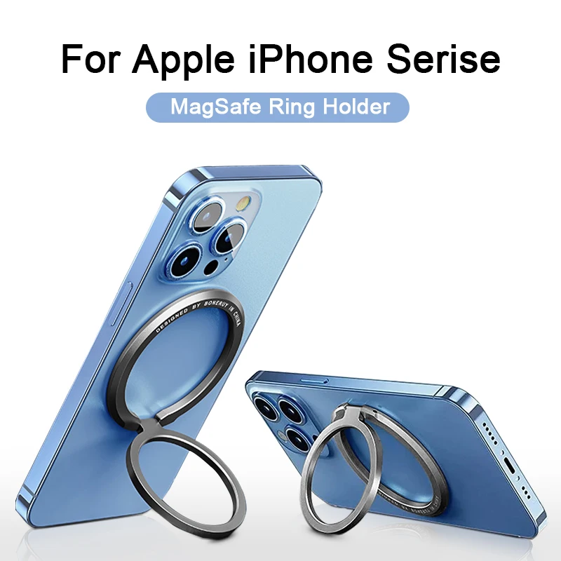 360-Magnetic-Phone-Ring-Holder-For-Apple-iPhone-15-14-13-12-Pro-Max ...