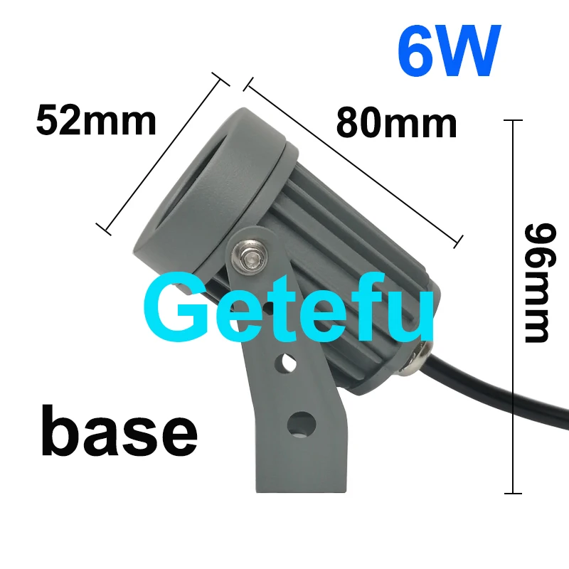 Foco LED para exteriores, 110 V, 220 V, 12 V, 10 W, 24 W, resistente al ...