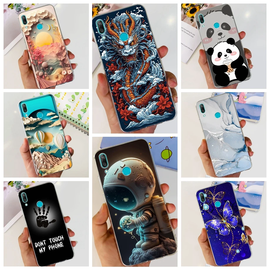 For-Huawei-Y7-2019-Phone-Case-Huawei-Y7P-2020-Back-Cover-Transparent ...