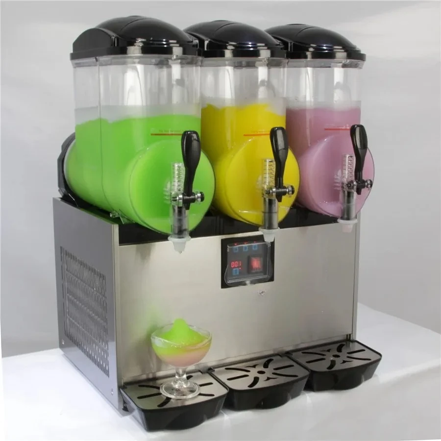 SPACE 3 Bowls Commercial Slushy Machine Slushie Machine 12L X 3 Tank ...