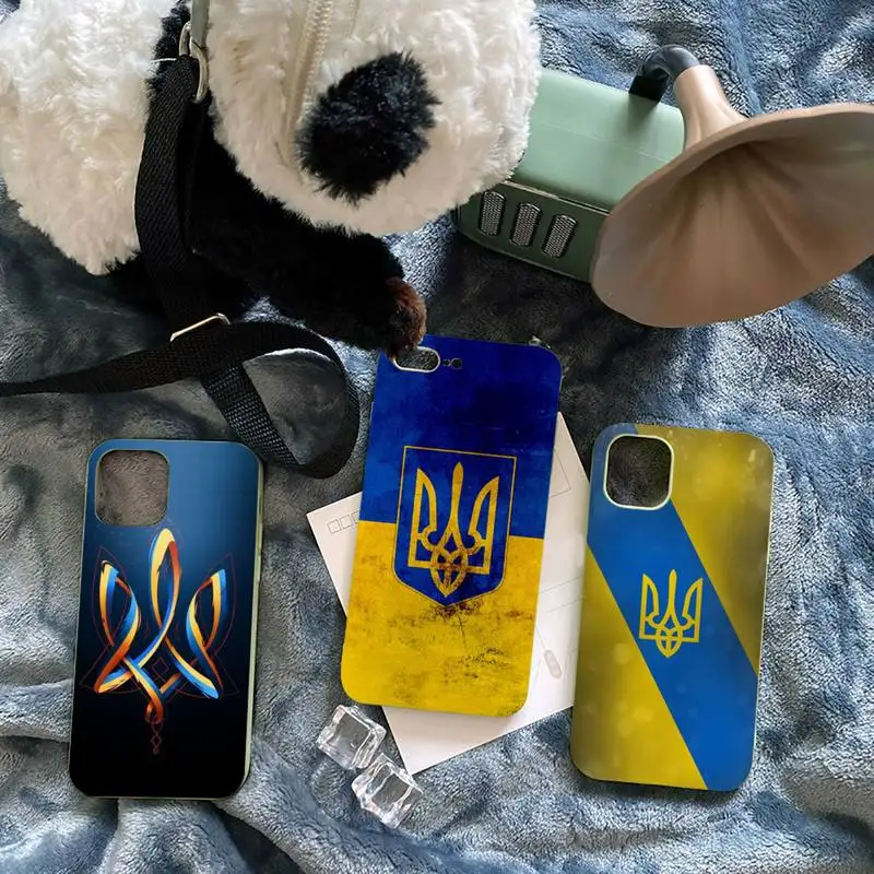 ukraine Phone Case Green Candy Color for iPhone 11 12 13 mini pro XS ...