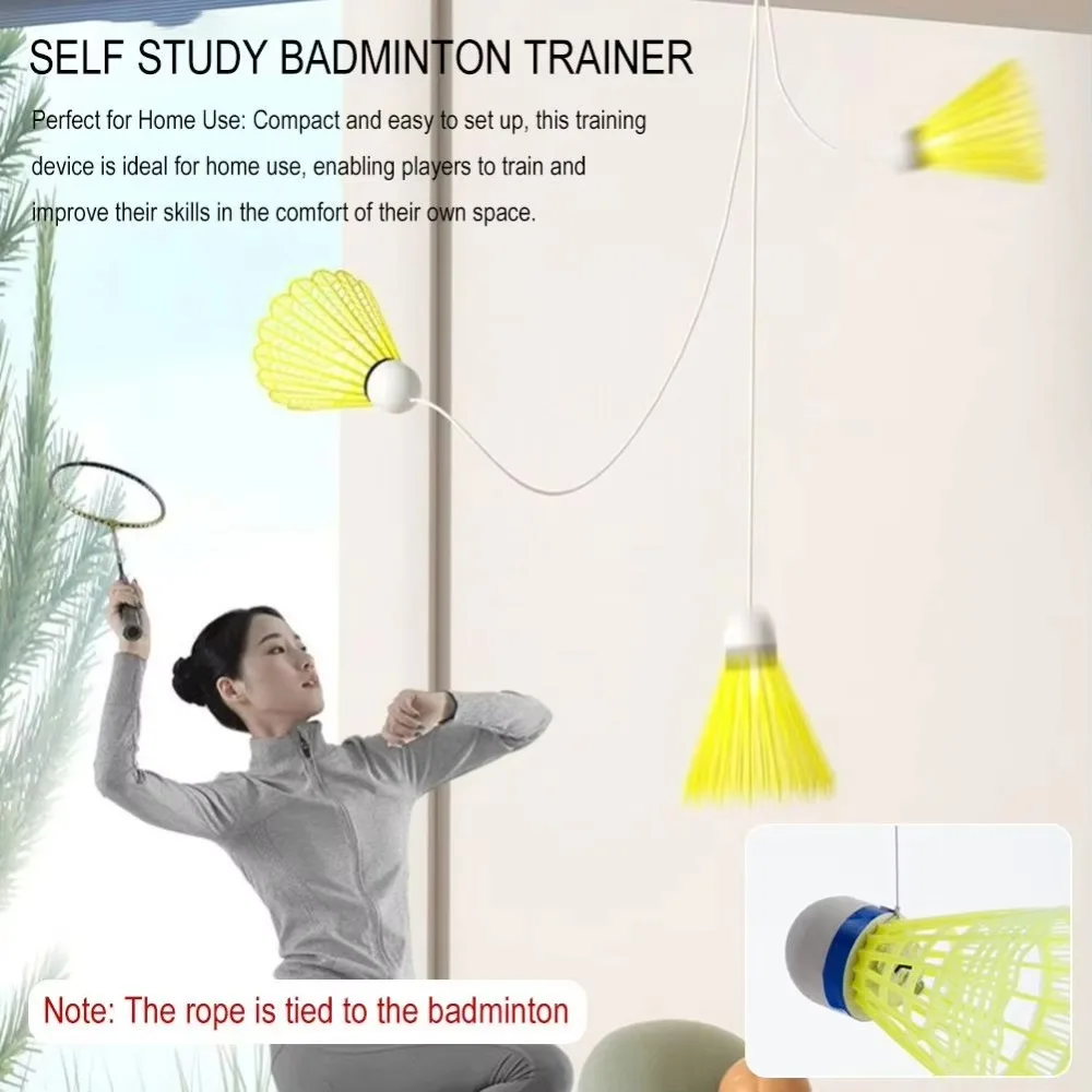 1set Badminton Trainers Stretch Professional Badminton Machine Training ...