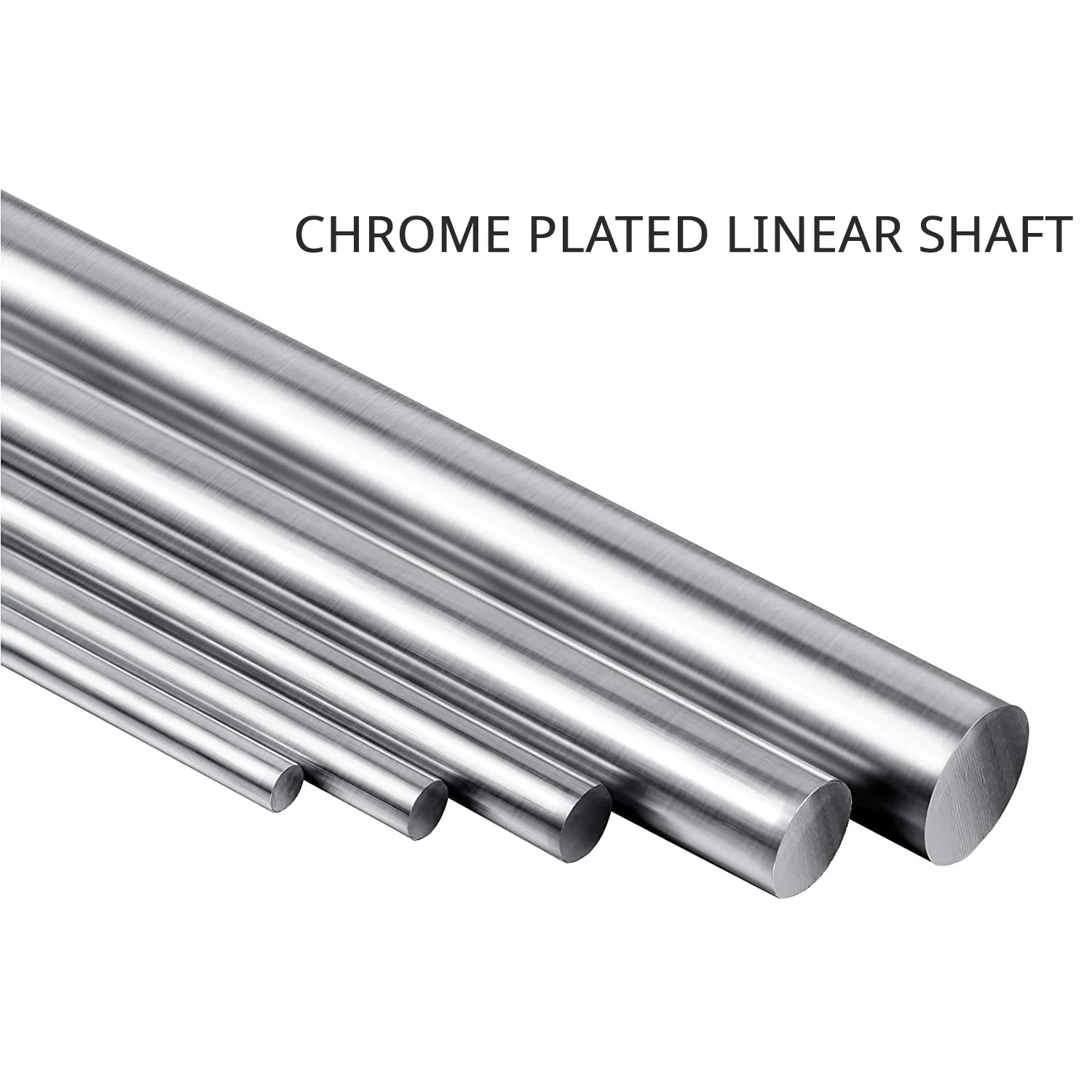 2pcs Linear Motion Shaft Chrome Plated Hardened 6mm 8mm 10mm 12mm 16mm ...