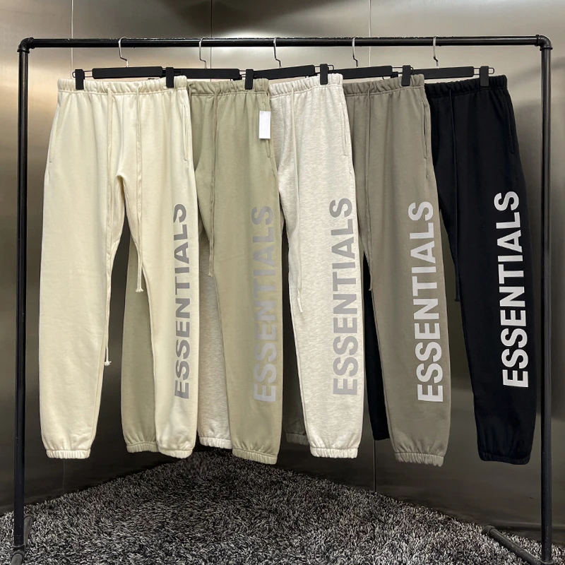 Essentials-Pants-Oversized-Reflective-Letter-Sweatpants-Streetwear-Hip ...