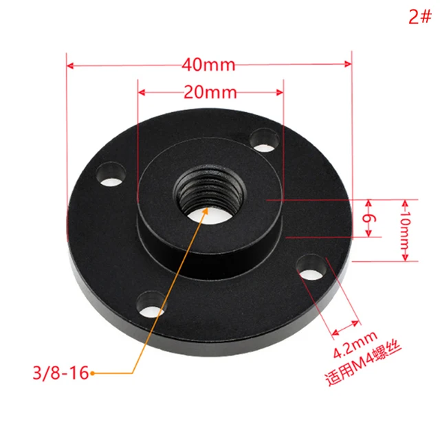 1PC Shoe Mount Metal 1/4" Inch Thread Screw Nut Adapter Tripod Bracket ...