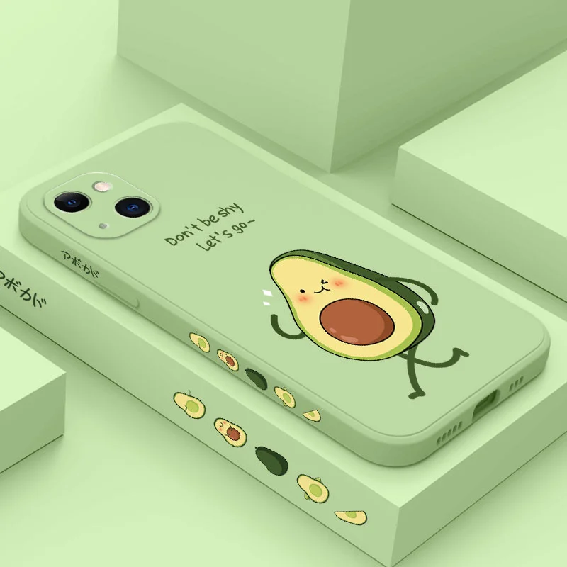 Avocado Family Phone Case For iPhone 17 Air 16 16E 15 14 13 12 11 Pro ...