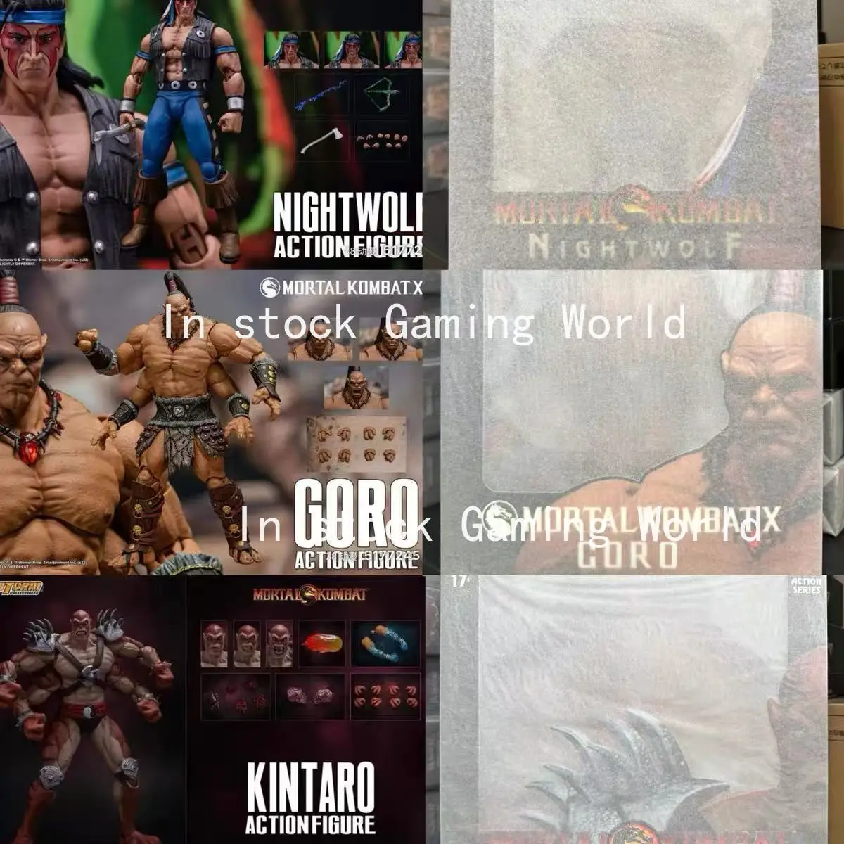 In Stock Storm Toys 1/12 Mortal Kombat GORO Yero Kintaro Action Figure ...
