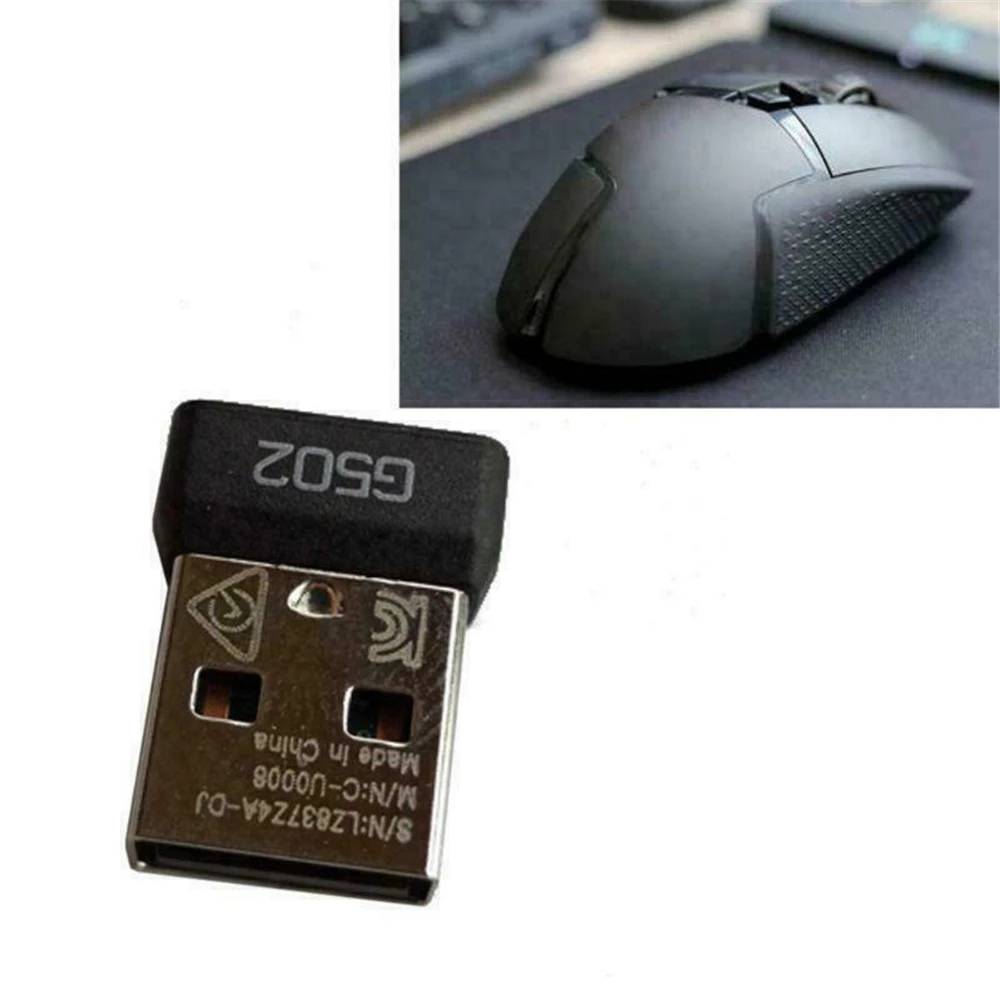 USB Dongle Mouse Receiver Adapter For Logitech G502 LIGHTSPEED Wireless ...