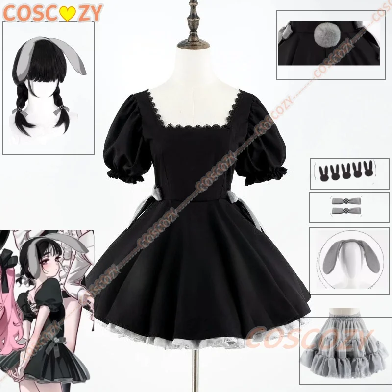Anime ALIEN STAGE Sua Cosplay Costume 3th Anniversary Rabbit Coffee Sua ...