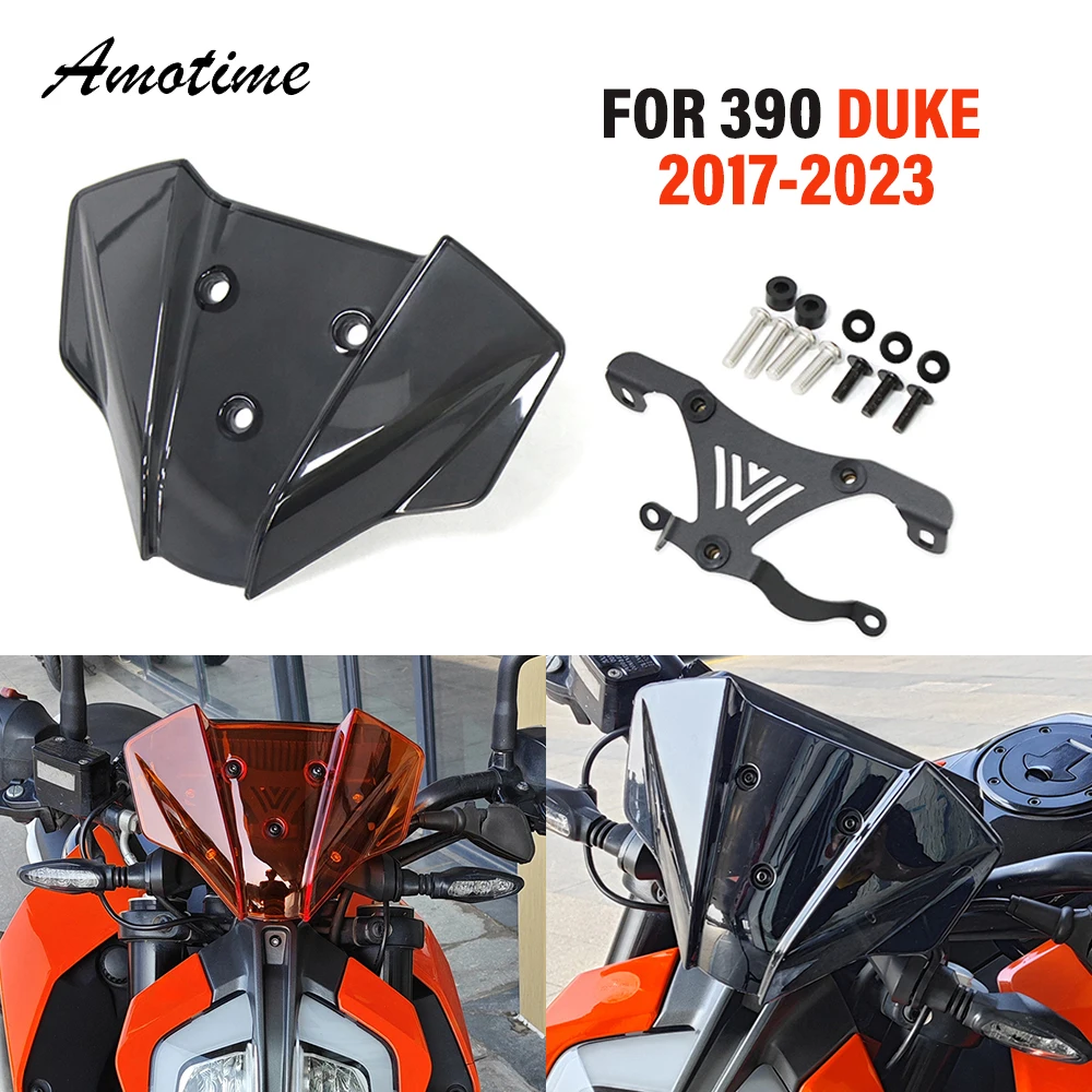 2017-2023 For 390 Duke Windshield Flyscreen For 390Duke 125Duke Motor ...
