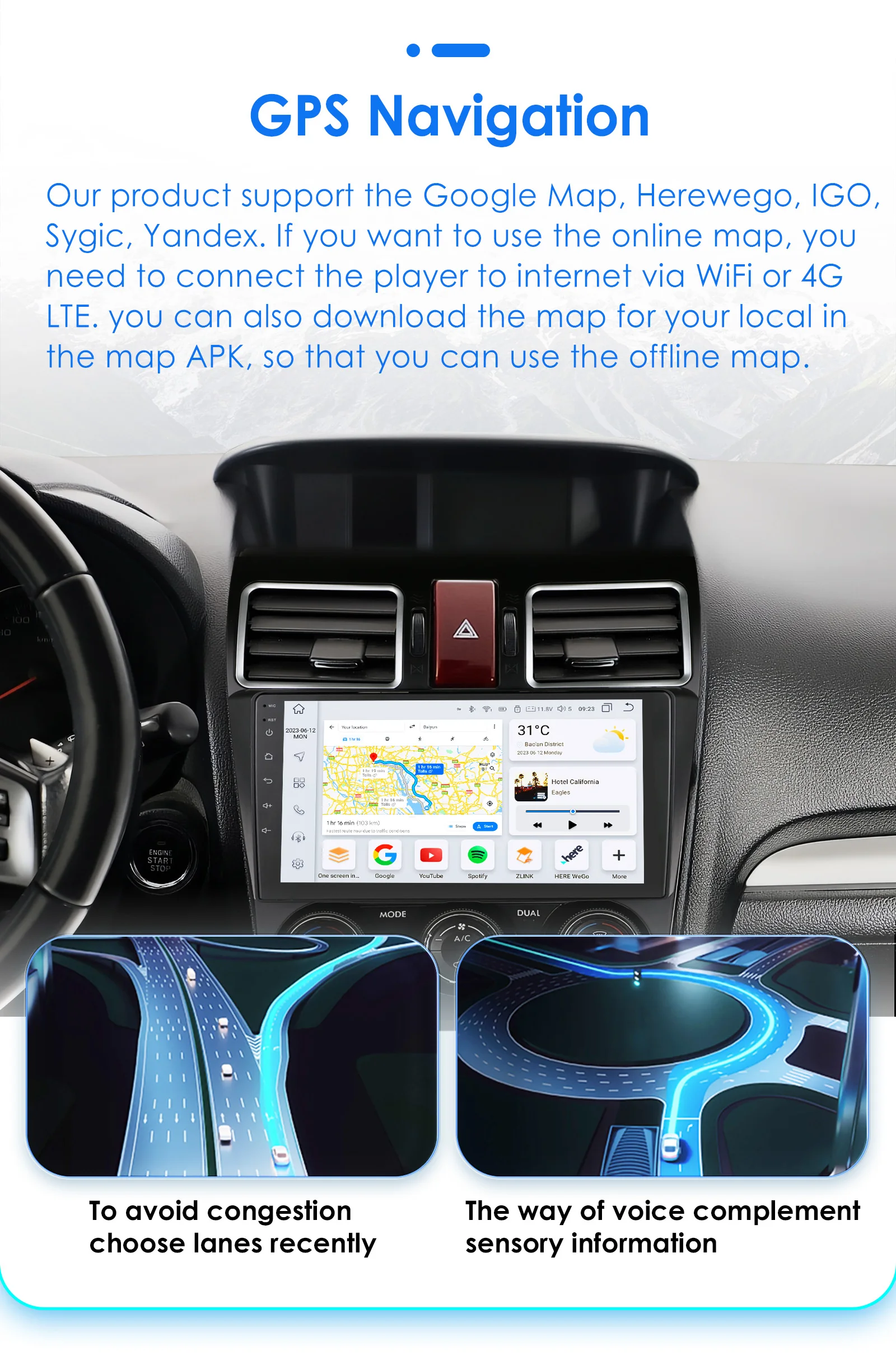 Hizpo Android 13 Радио для Subaru Forester WRX и STI XV Crosstrek ...