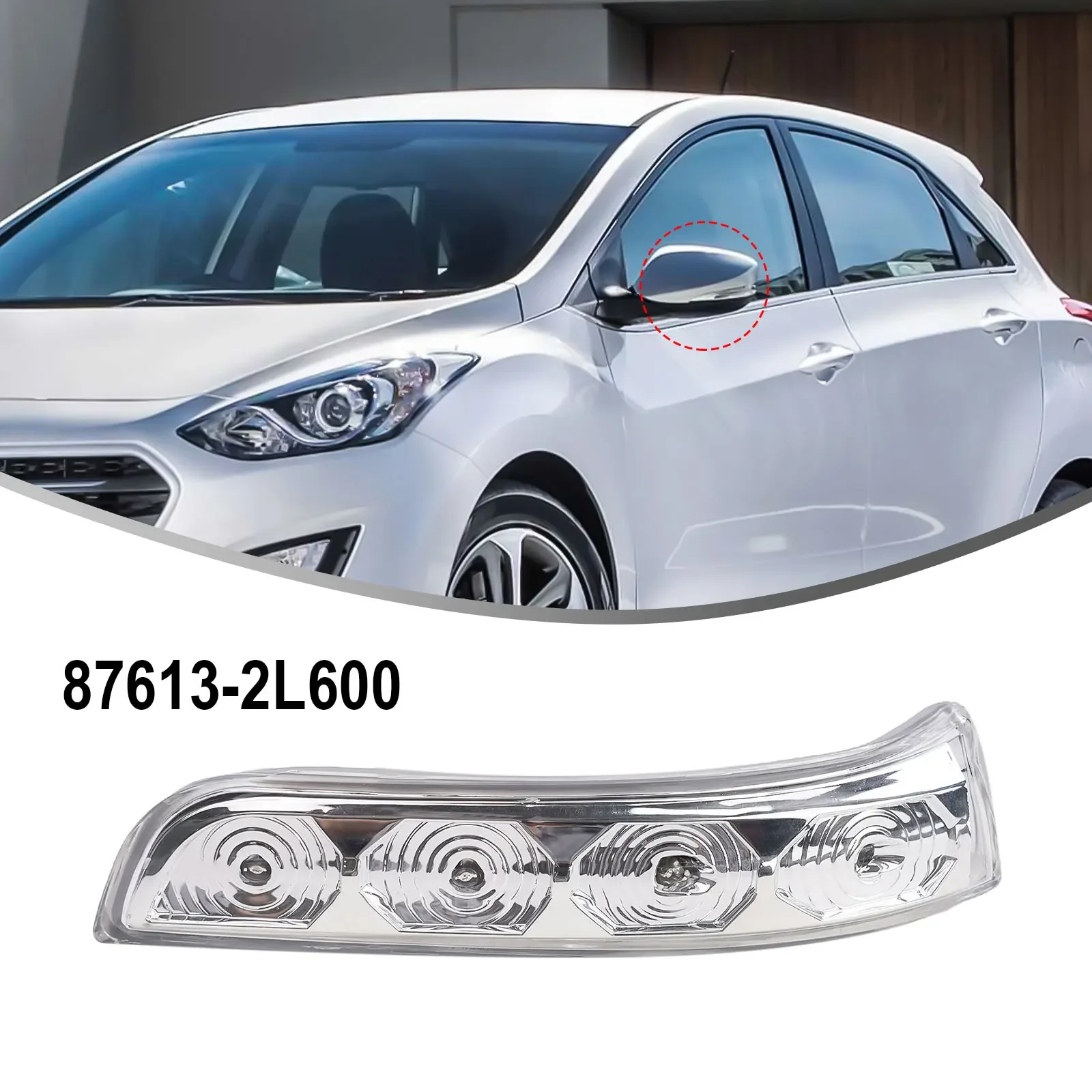Left-Right-Reversing-Rearview-Mirror-Turn-Signal-Light-Wing-For-Hyundai ...