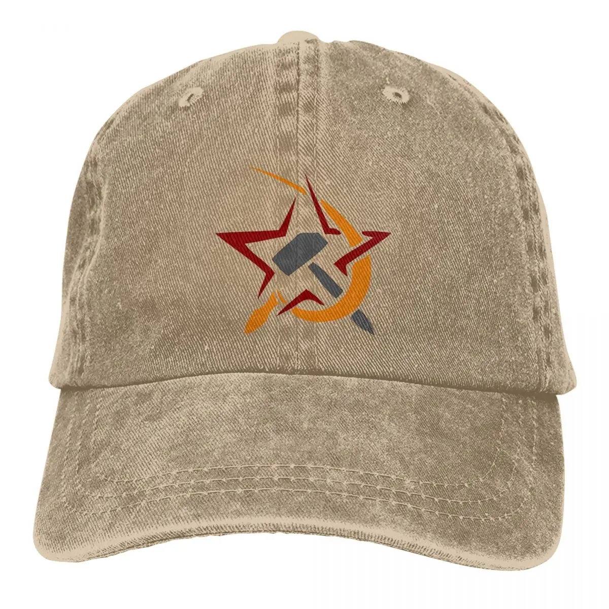 Russian-Soviet-Hammer-Sickle-Red-Star-Retro-Hat-Cotton-Outdoor-Sun ...