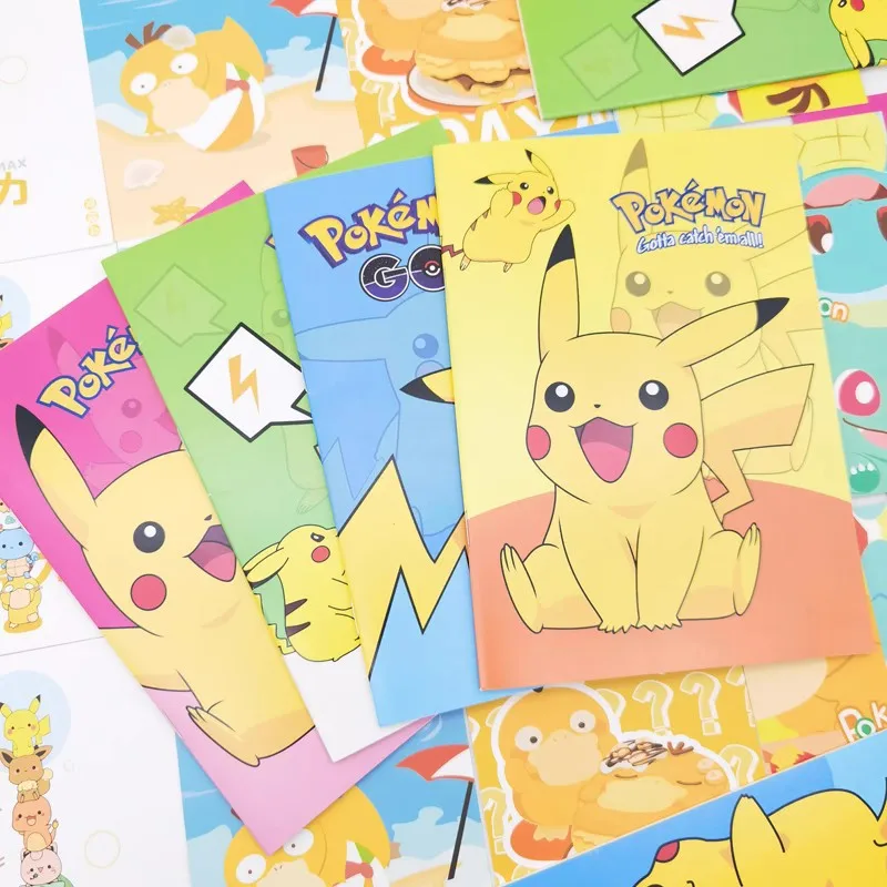 Pokemon-Notebook-Anime-Kawaii-Pikachu-Diary-Booklet-Kids-Boys-Girls ...