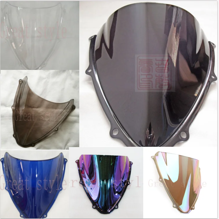 New-moto-motorbike-Windshield-Windscreen-Black-For-Suzuki-GSX-R600-GSX ...