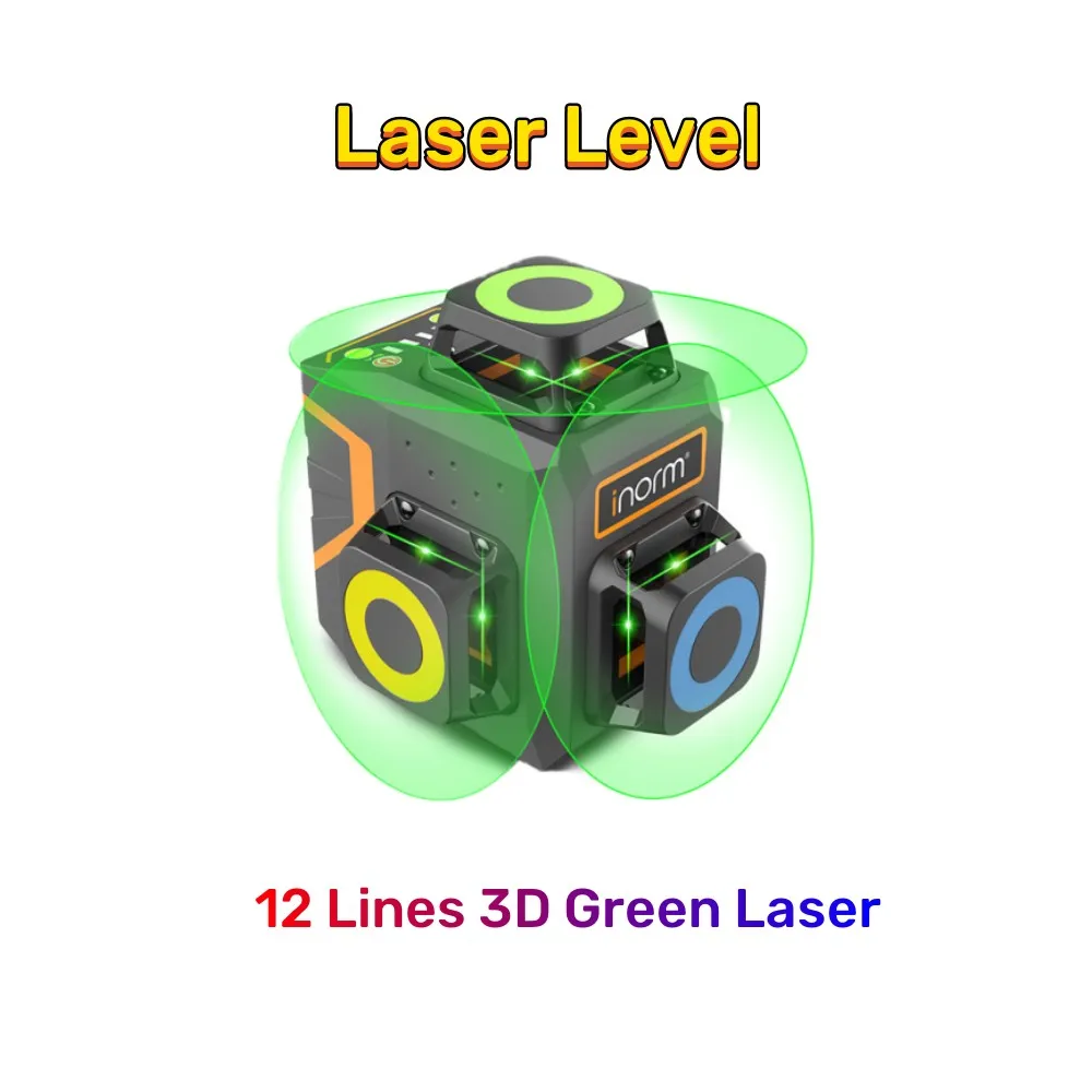 12-Lines-Laser-Level-Self-leveling-360-3D-Laser-Level-Home-Decoration ...