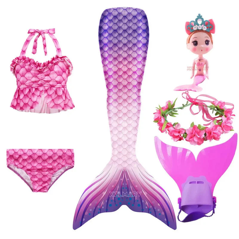 Mermaid-tails-little-mermaid-tail-costume-swimwear-monofin-bikini ...