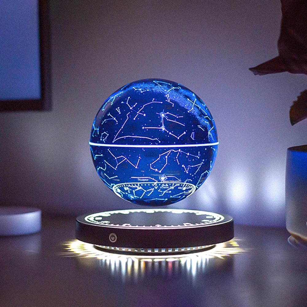 New-3D-Printing-LED-Night-Light-Creative-Magnetic-Levitation-Starlight ...