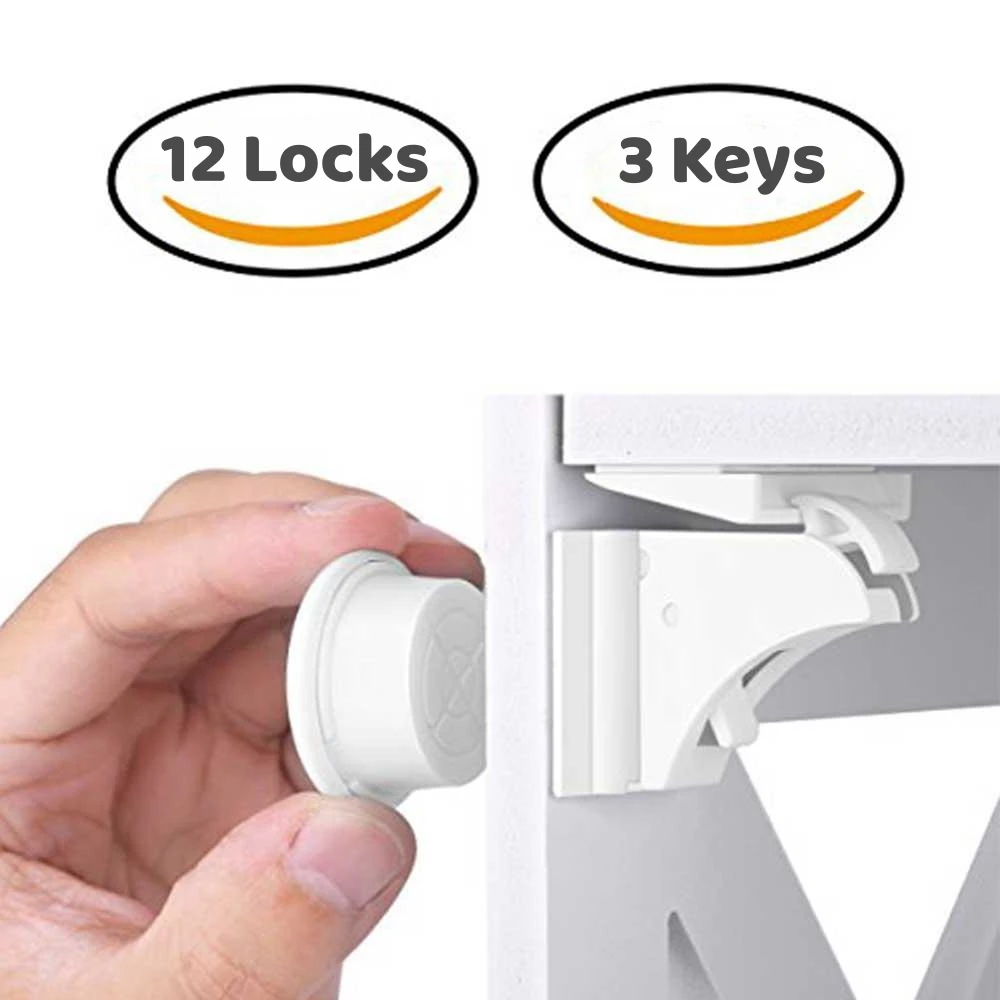 Child-Baby-Safety-Lock-Magnetic-Drawer-Cabinet-Cupboard ...