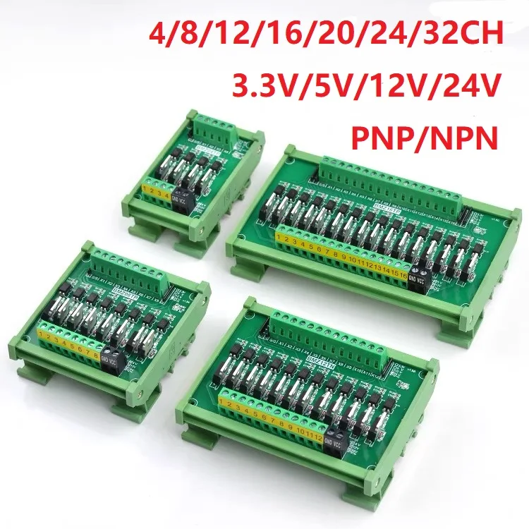 4-32-Channels-IO-Card-PLC-Signal-Amplifier-Board-PNP-NPN-Output ...