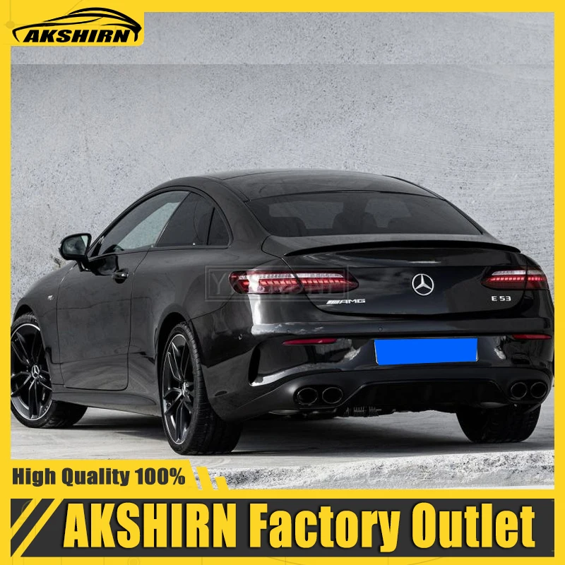For Mercedes-Benz W213 E-COUPE 2-DOORS W238 E200 E300 E53 2017-2020Spoiler ABS Material Primer ...