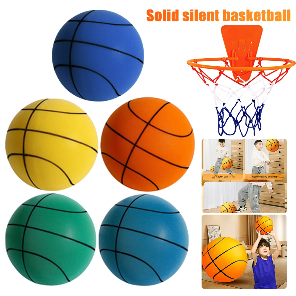 18-21-24-30cm-Kids-Mute-Basketball-Indoor-Bouncing-Basketball-High ...