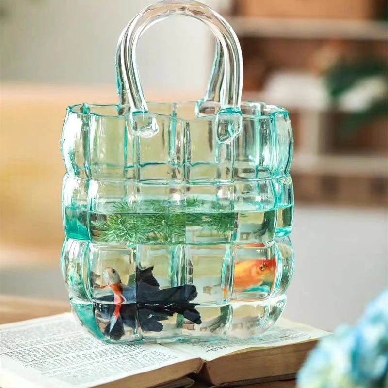 Jarr-n-de-mano-multifuncional-bolsa-de-vidrio-maceta-para-flores ...